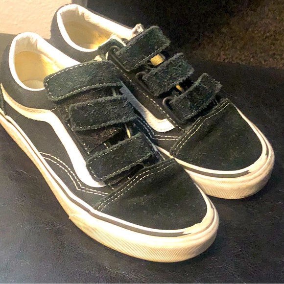 Vans | Shoes | Vans Off The Wall 57698 Unisexs Black Hook Look Straps ...